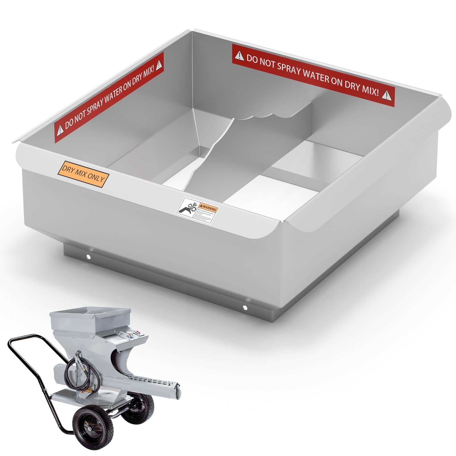 MMAC-0123 Hopper Extension, Compatible with Mud Mixer MMXR-3221, Increased Dry Mix Capacity From ...