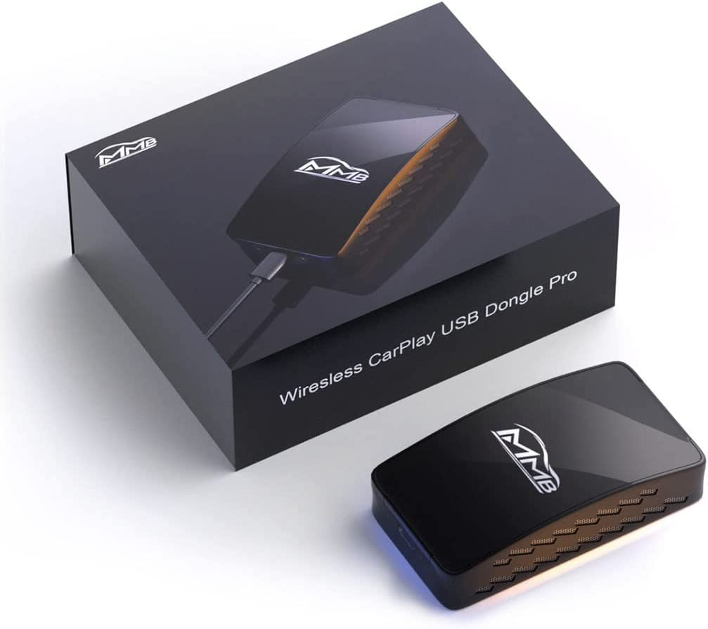 MMB Pro Wireless CarPlay Adapter, iOS 16, Bluetooth, Netflix, YouTube ...