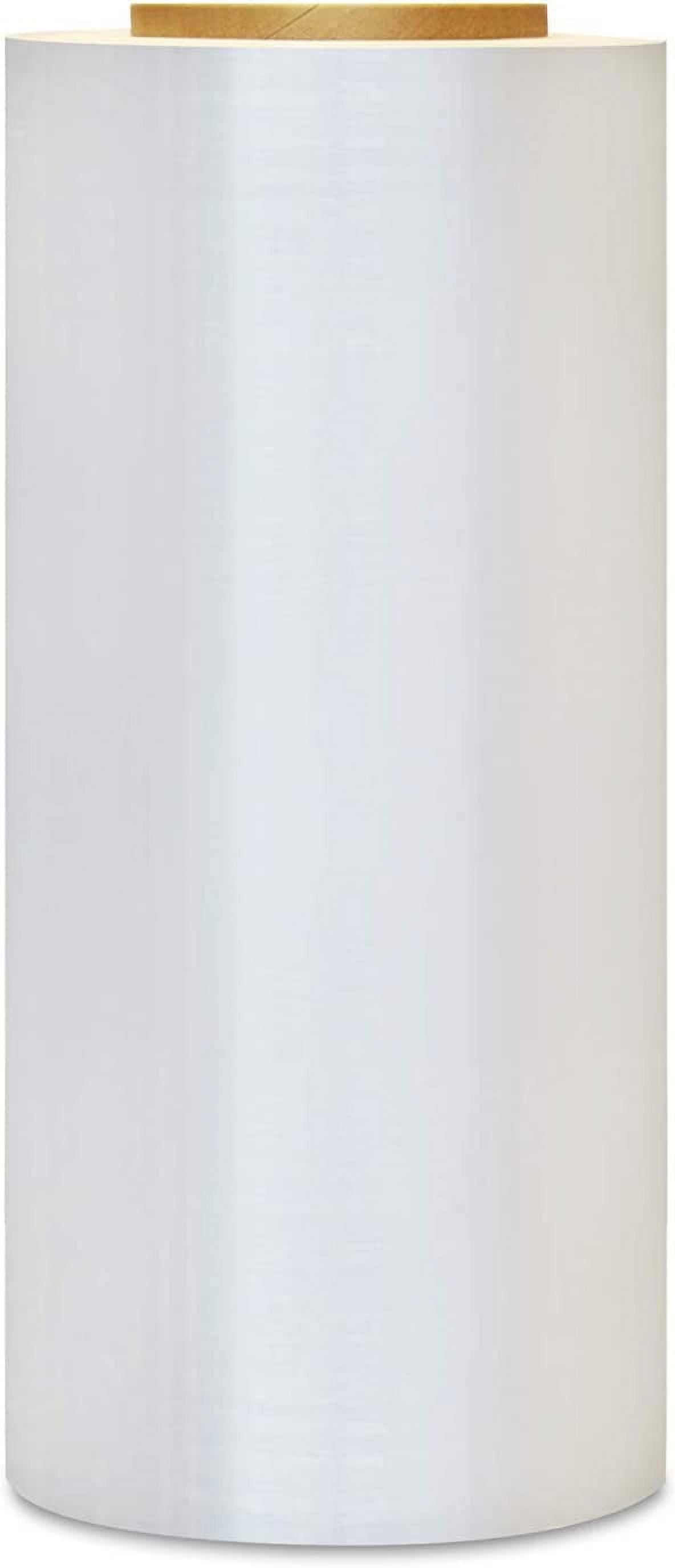 MMBM 1 Roll - 12" x 1500' 3" Core Clear Blown Hand Film Bundling Shrink ...