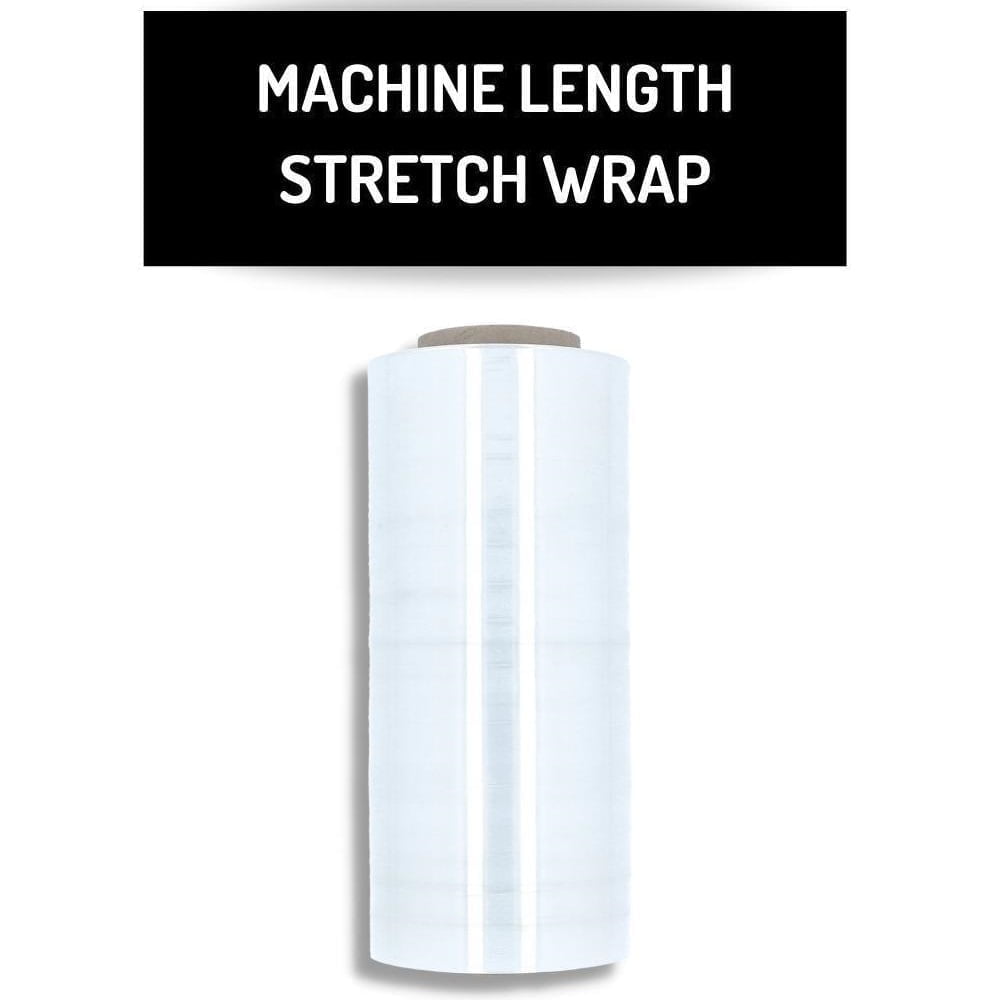 MMBM Cast Machine Stretch Wrap 19.7" x 5000' 63 Gauge 1 Roll Strong ...