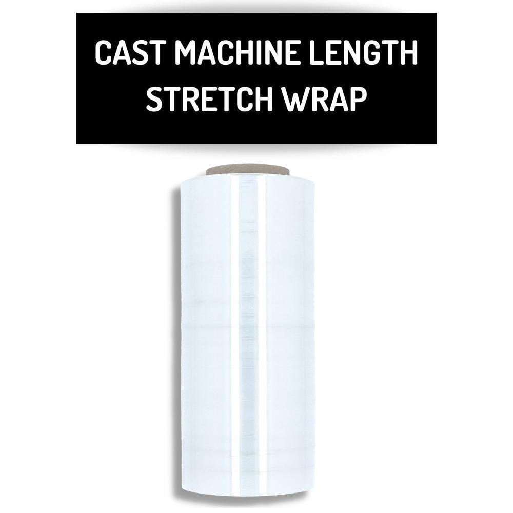 MMBM 1 Roll - 29.5" x 6000' 3" Core Clear Cast Machine Length Pallet ...