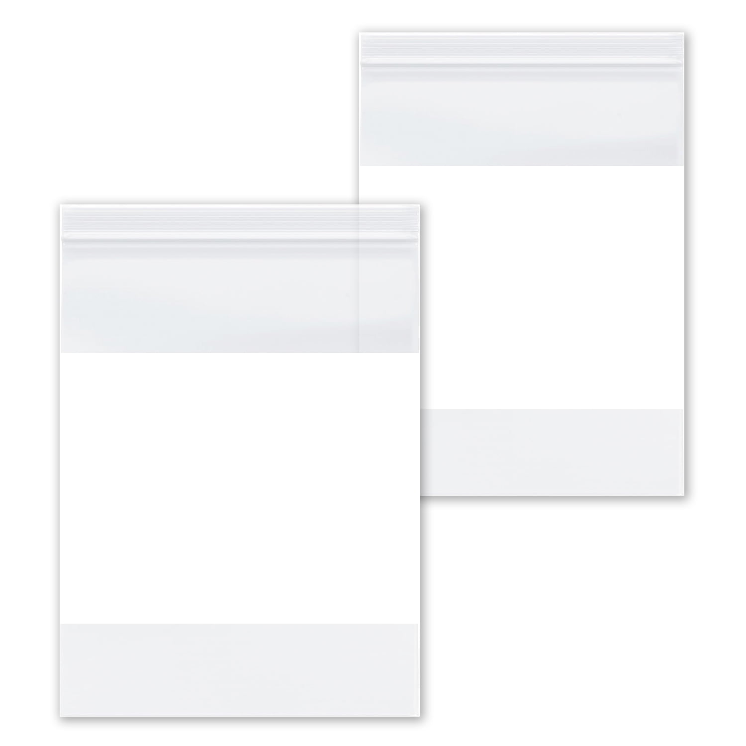 MMBM 1000 Clear Plastic Reclosable Bags Self Seal Zip Lock Choose: Type ...