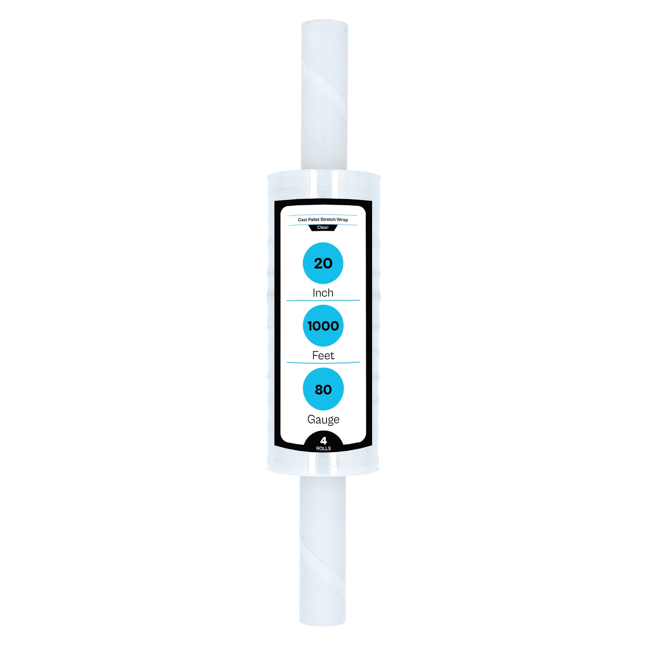 MMBM 20 Inch Stretch Wrap with Extended Core Handles - Industrial Clear ...