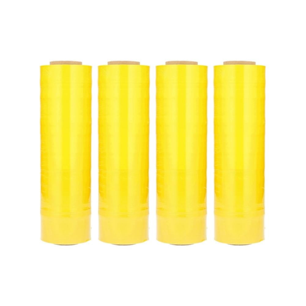 MMBM 4 Rolls - 20" x 1000' 3" Core Mover's Packaging Colored Yellow ...