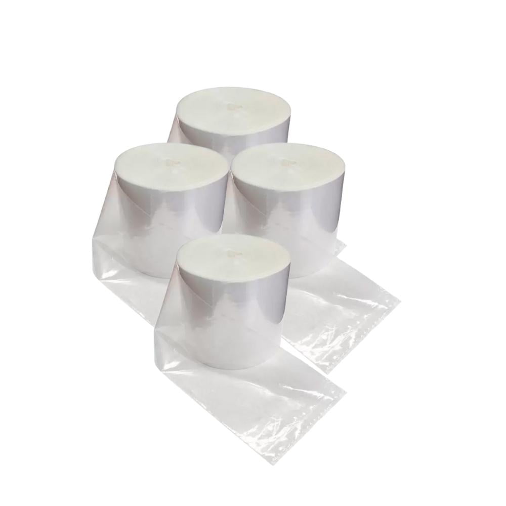 MMBM 4" x 48" Clear Pallet Stretch Shrink Wrap Bands - 40 Micron, Set ...