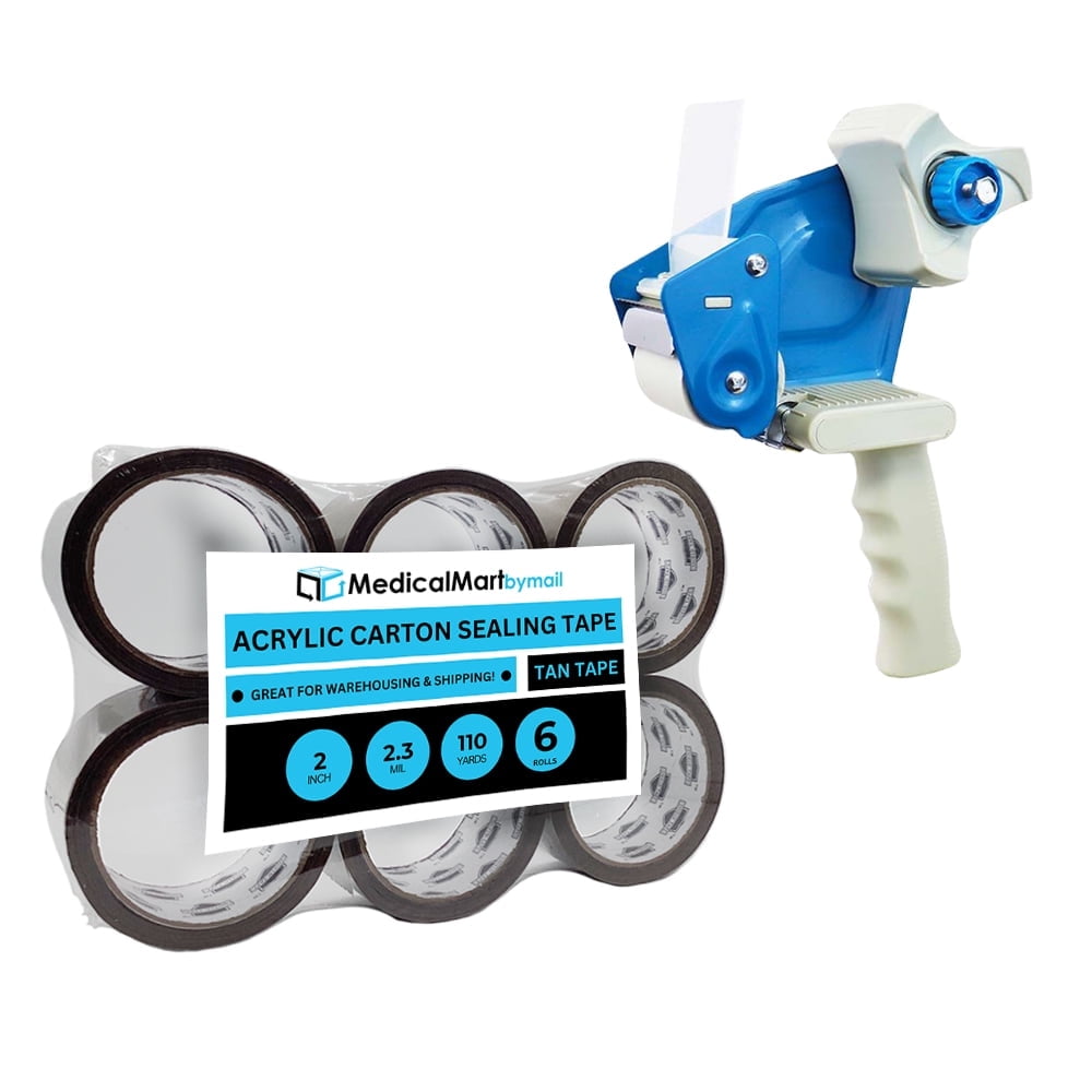 Shield Tape 6 Rolls - 2.3 Mil - Carton Sealing Packing Acrylic Tape ...