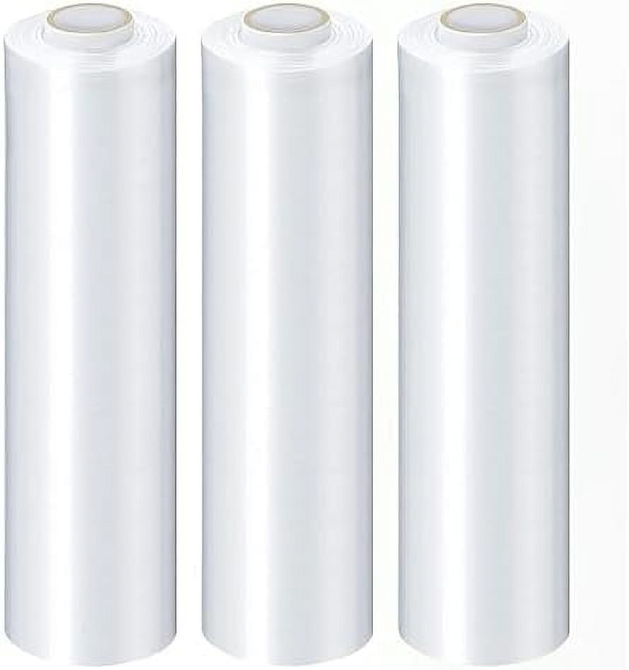 MMBM Clear Stretch Wrap for Packing Pallet Wrap, 4 Pack, 12 Inch x 1500 ...