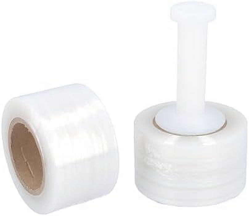 MMBM Clear Wrap Stretch Wrap with Handle, 18 Pack, 3 Inch x 1000 Feet ...