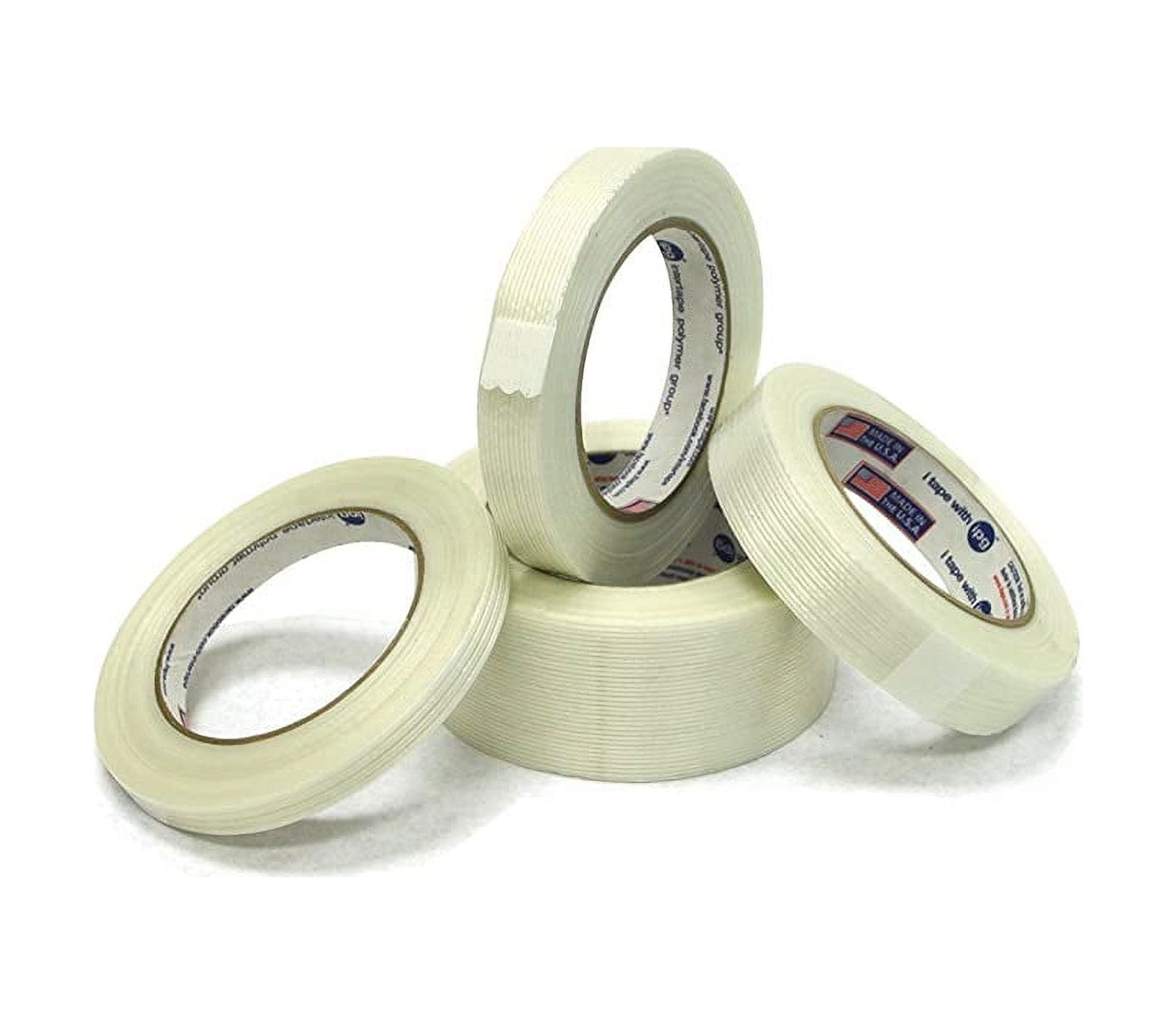 MMBM Grade Filament Reinforced Strapping Tape, 3/4 Inch x 60 Yards, 24 ...