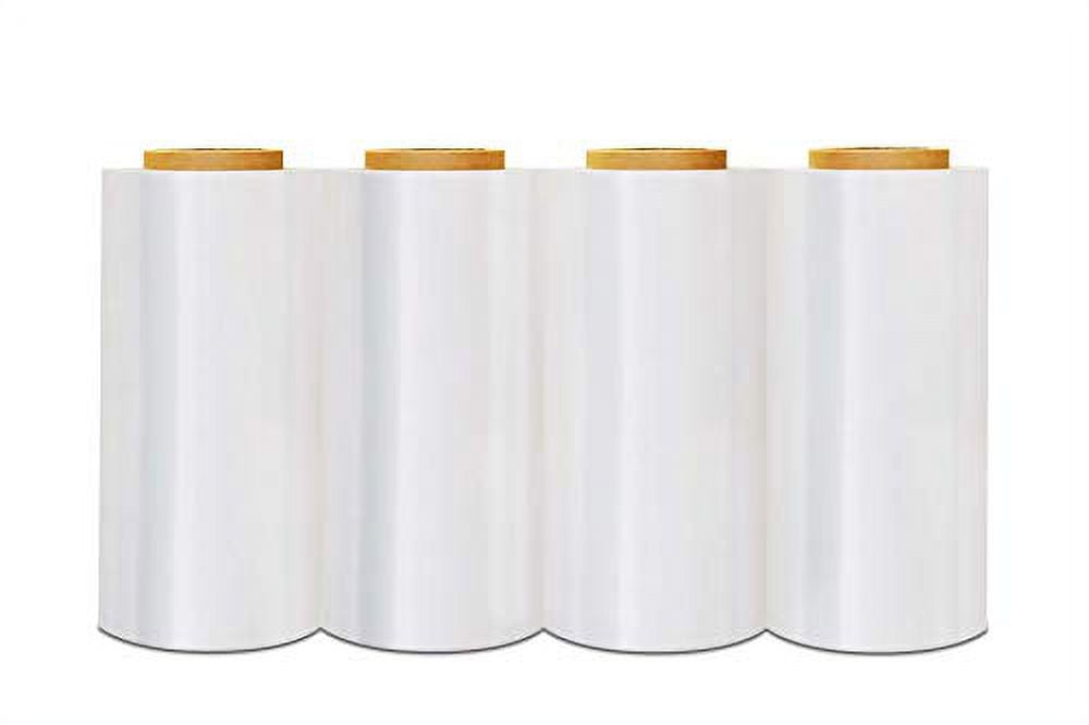 MMBM Stretch Wrap, 11 Inch x 2000 Feet, 51 Gauge, 4 Rolls, Clear ...