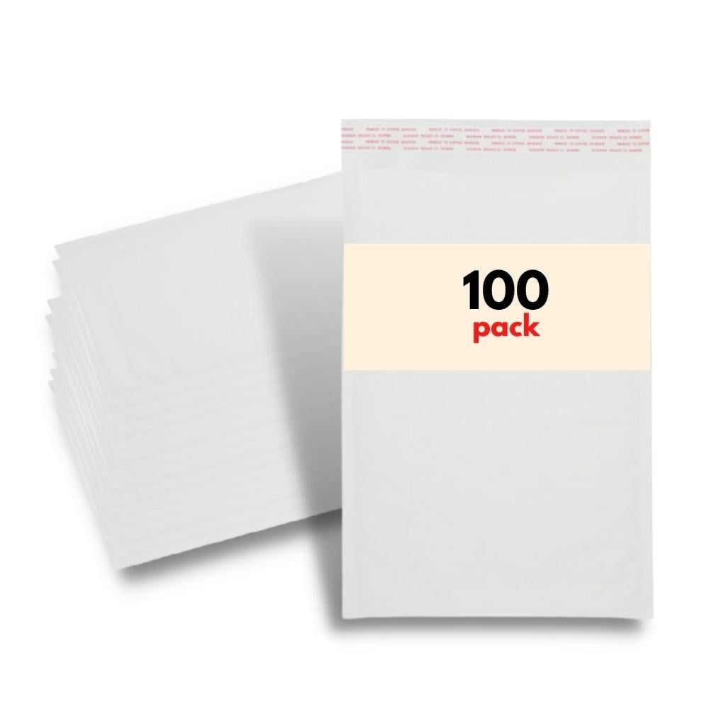 MMBM White Kraft Bubble Mailers Shipping Mailing Padded Bags Envelopes ...