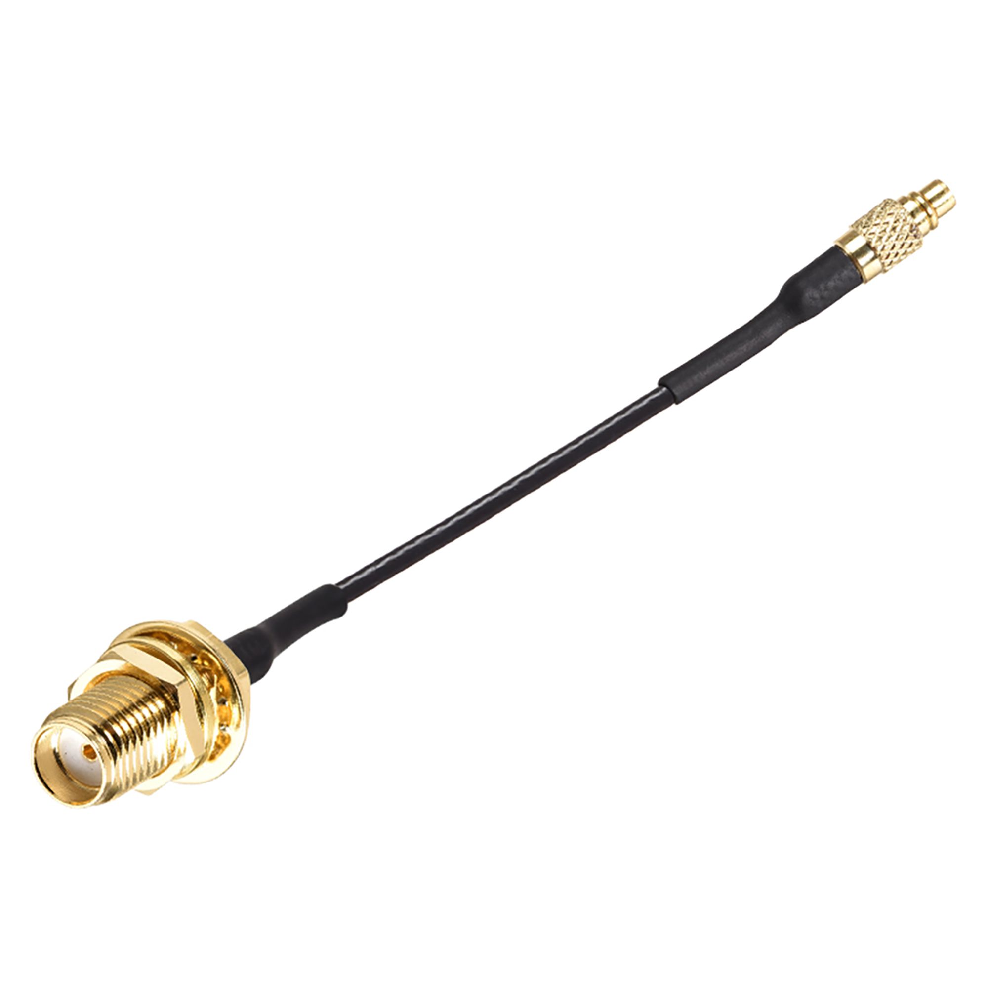 MMCX Male To SMA Female Bulkhead,,Pigtail Antenna Coaxial RF1.37 Low Loss Cable,RF Coaxial ...