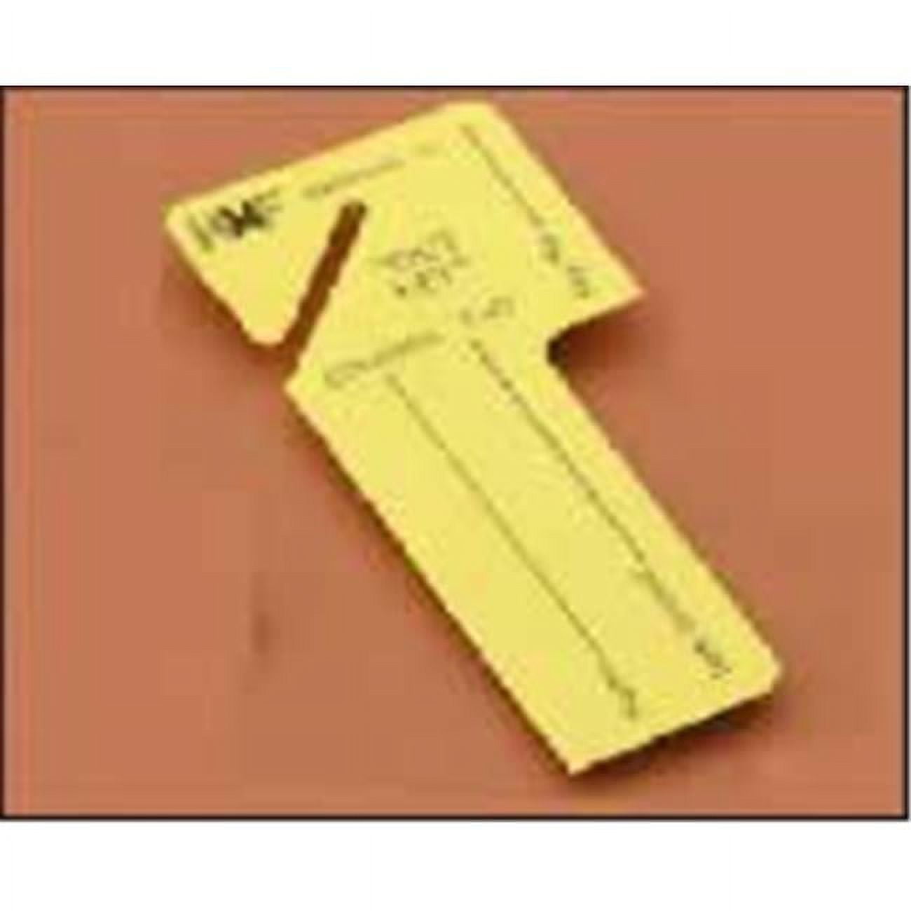 MMF 201300212 Industries Out Key Control Tags Vinyl - Yellow - Walmart.com