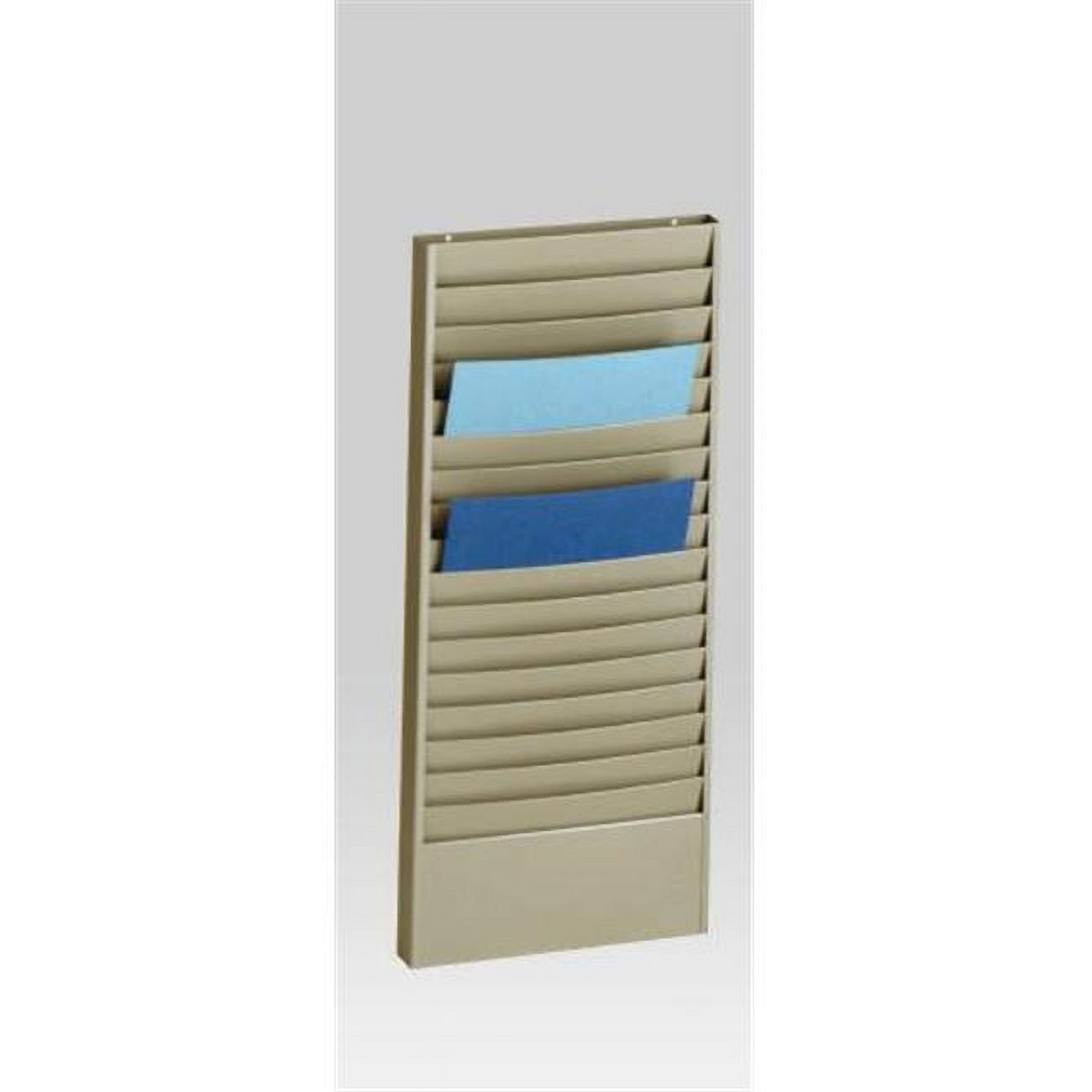 MMF 270171BEI Steel Job Ticket And Display Rack - Beige - Walmart.com