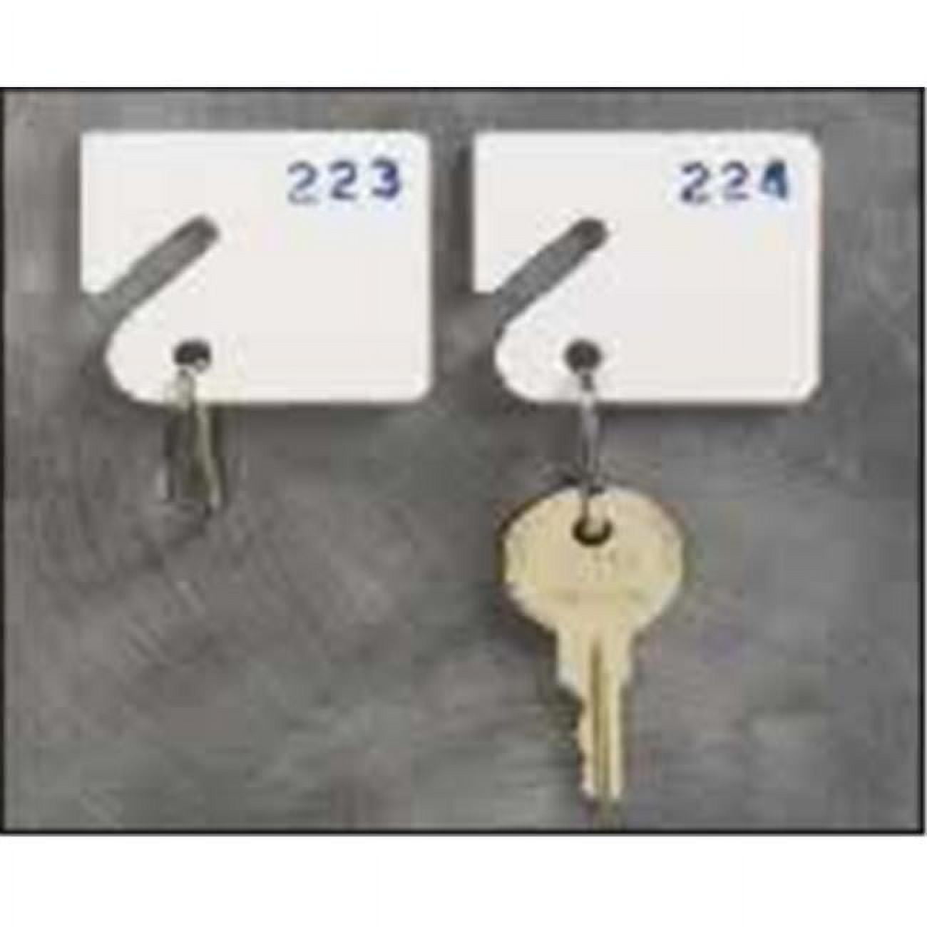MMF Slotted Rack Key Tags with Snap-Hook 201300106 Z - Numbered 1-20 ...