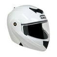 MMG Adult Motorcycle Helmet, Full Face Modular Flip-Up Visor, DOT ...