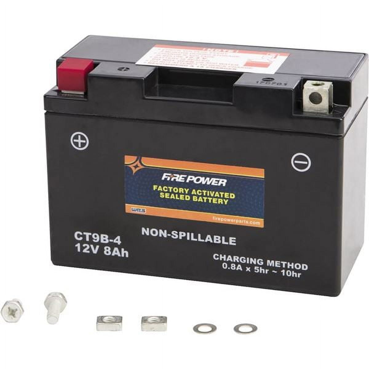 MMG CT9B-4; Sealed Factory Activated Battery Ct9B-4 - Walmart.com