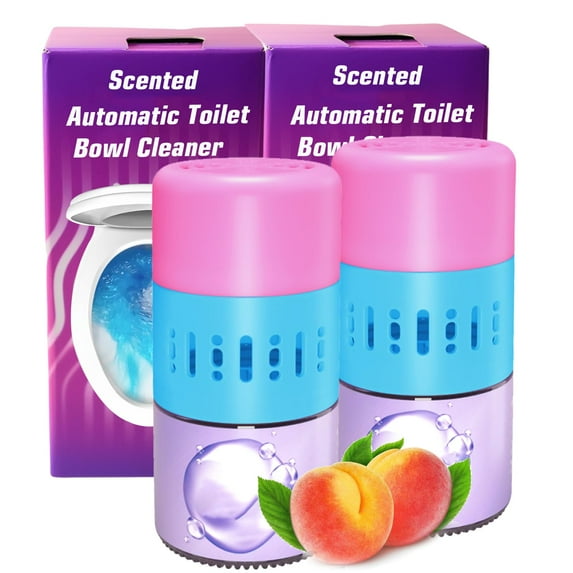 MMIOFANT Automatic Scented Toilet Bowl Cleaner Bottle,2 pack, Long ...