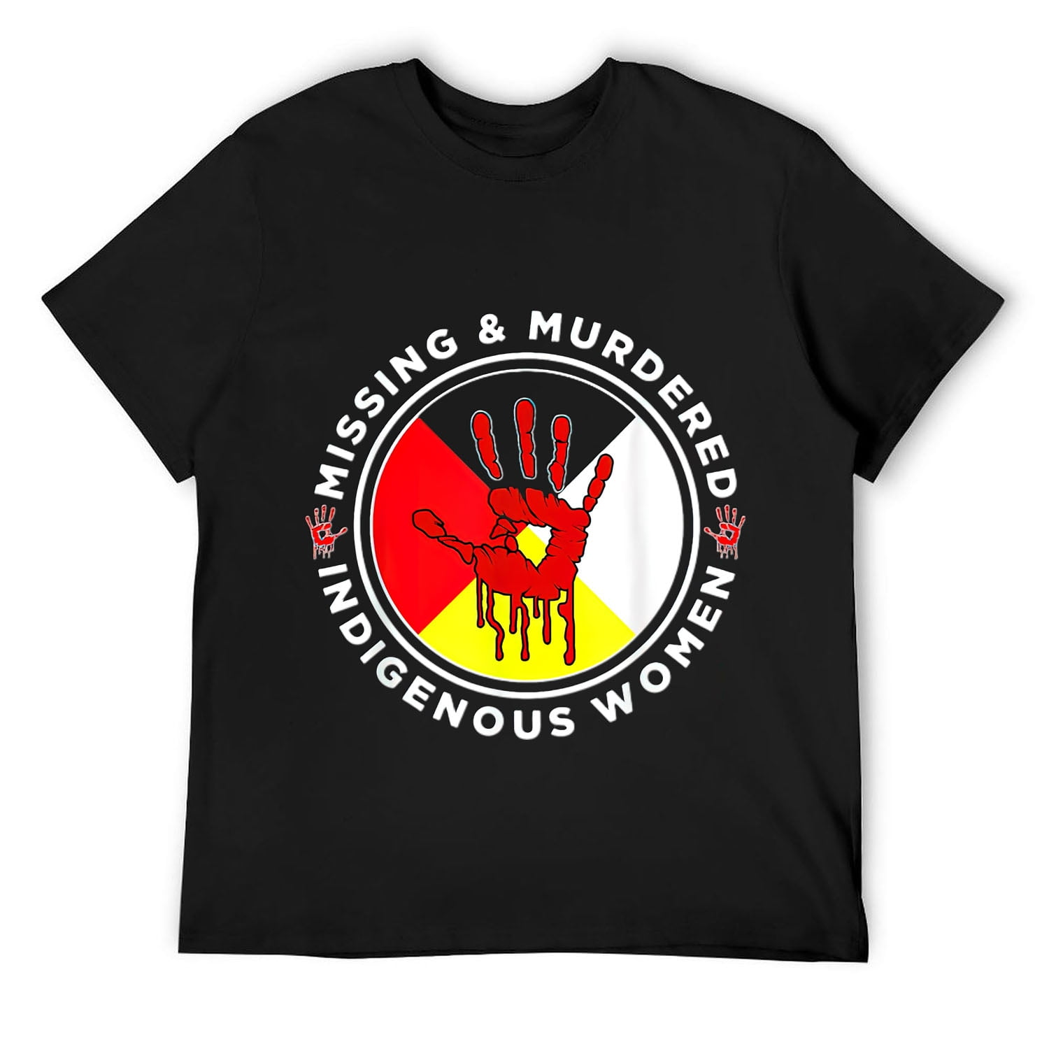 MMIW Missing & Murdered Indigenous Mens Medicine wheel mmiw T-Shirt ...
