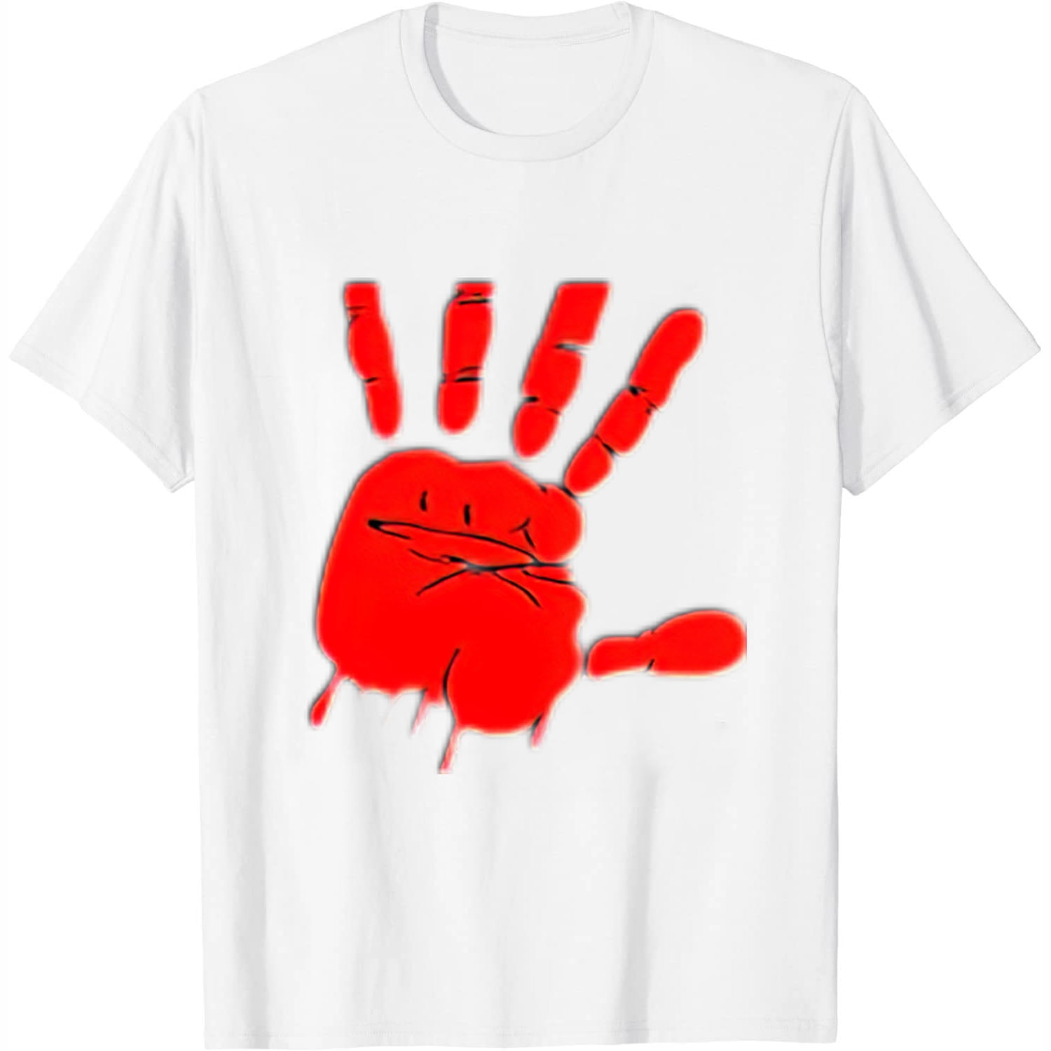 MMIW - missing murdered indigenous women - Red hand dripping T-Shirt ...