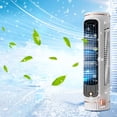 MMJ Desk Fan Portable Air Cooler Rechargeable 2000mAh 3 Speed Mini AC ...