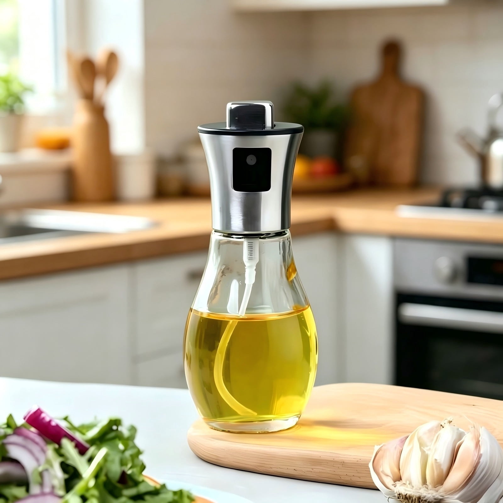 MMJ Oil Sprayer Glass Olive Oil Mister Bottle 150ml Fine Mist Pump ...