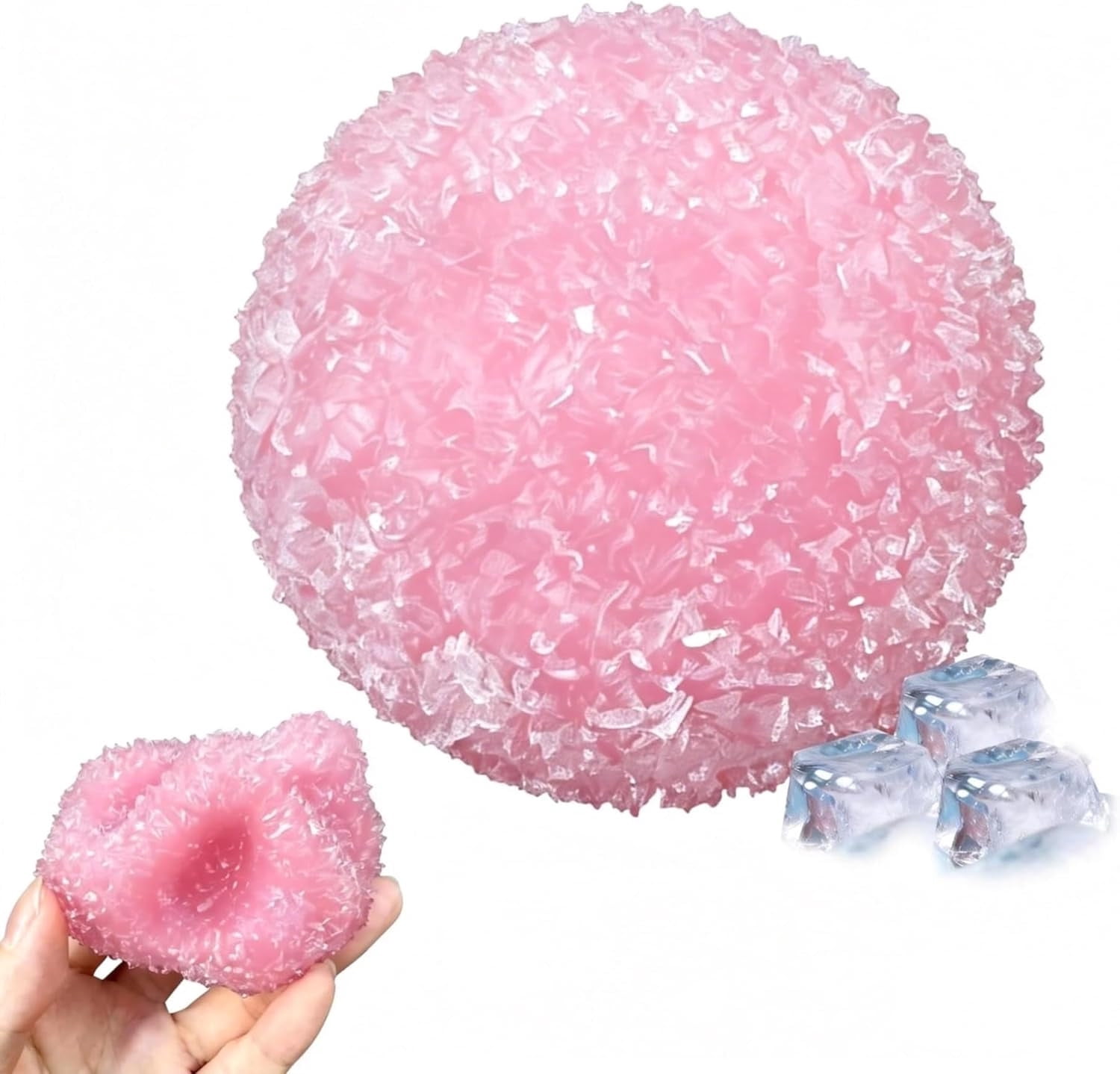 MMJ Sand Filled Crunchy Sensory Ball Textured Moldable TPR Construction ...