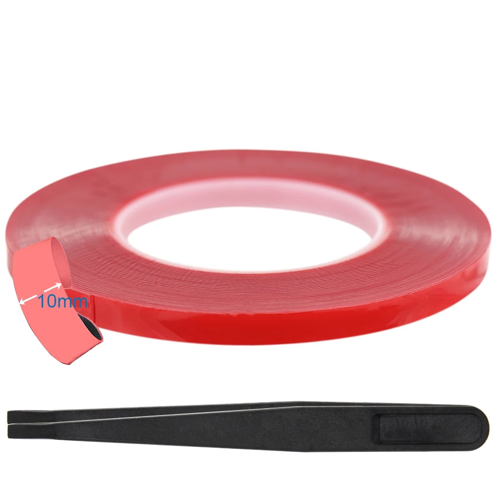 MMOBIEL 10mm Double Sided Layer Acrylic Strong Adhesive Mounting Tape 25m Long Weatherproof ...