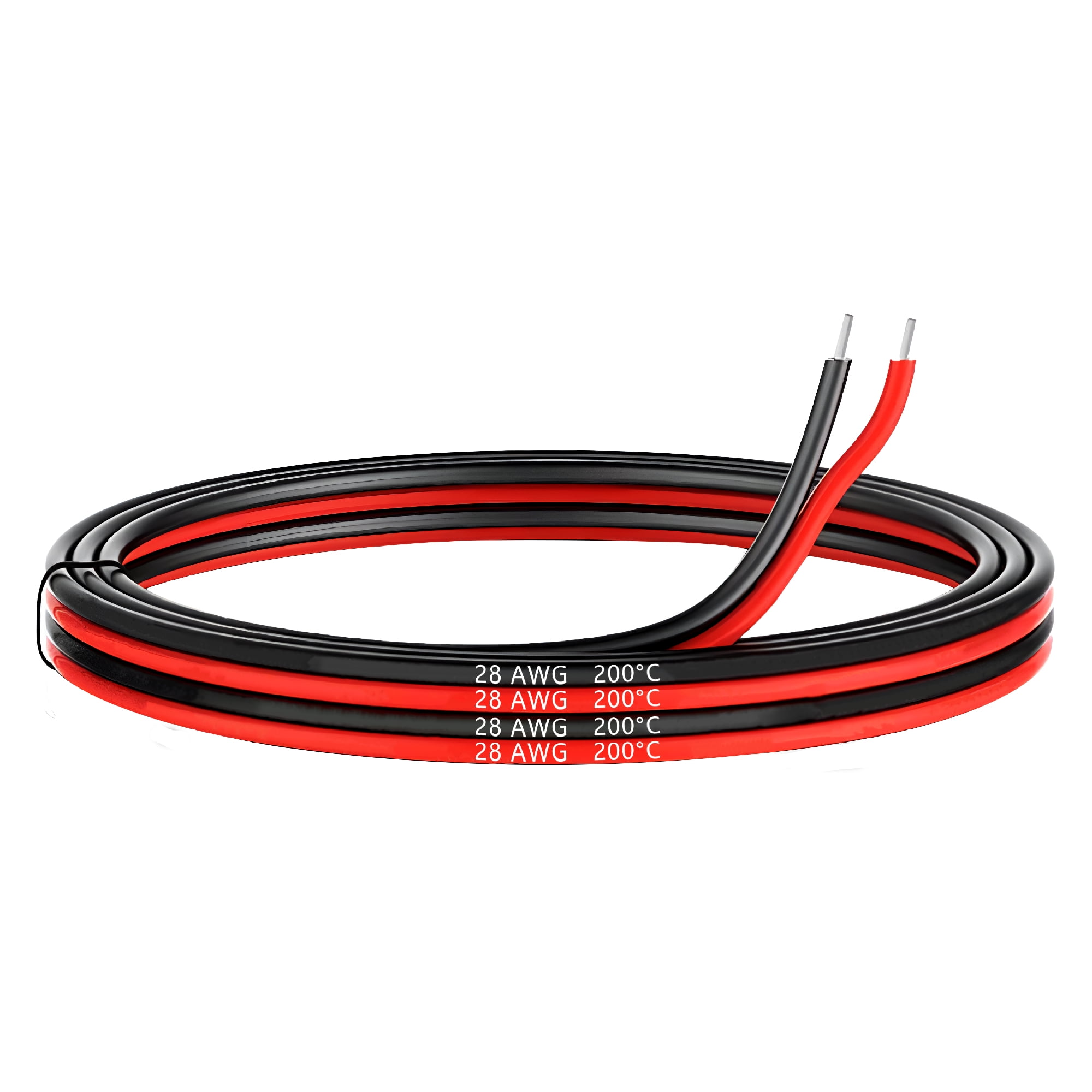 MMOBIEL 28 AWG Electrical Silicone Wire - 28 Gauge (0٫08mm²) Tinned ...