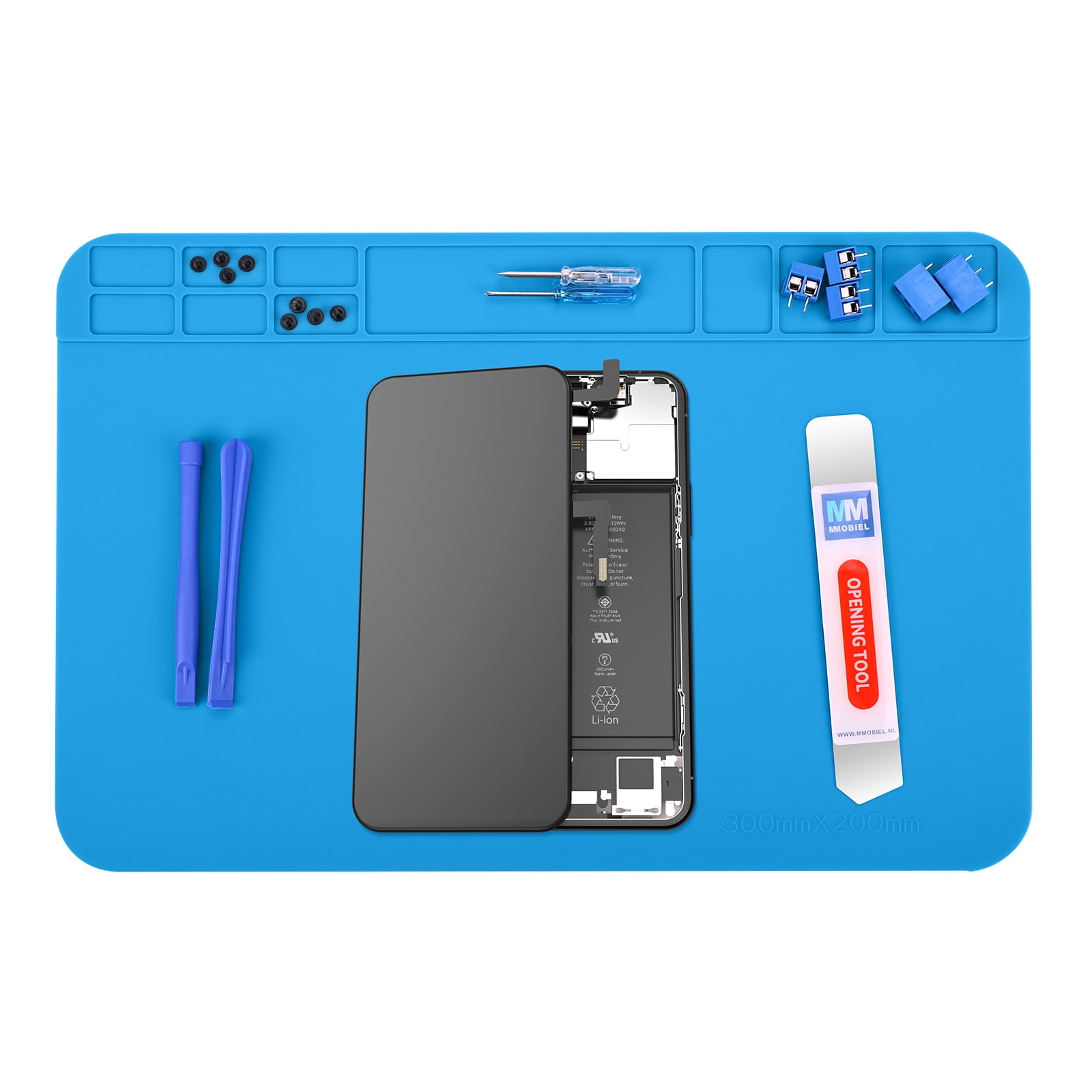 MMOBIEL Soldering and Repair Mat Silicone - 12 x 8 inch Heat-Resistant ...