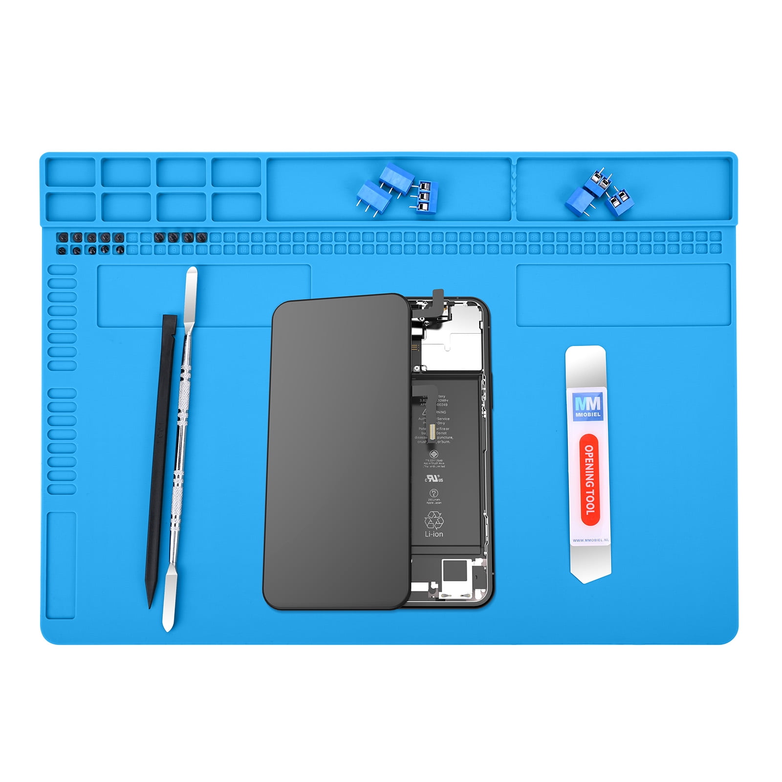 MMOBIEL Soldering and Repair Mat Silicone - 14 x 9 inch Heat-Resistant ...