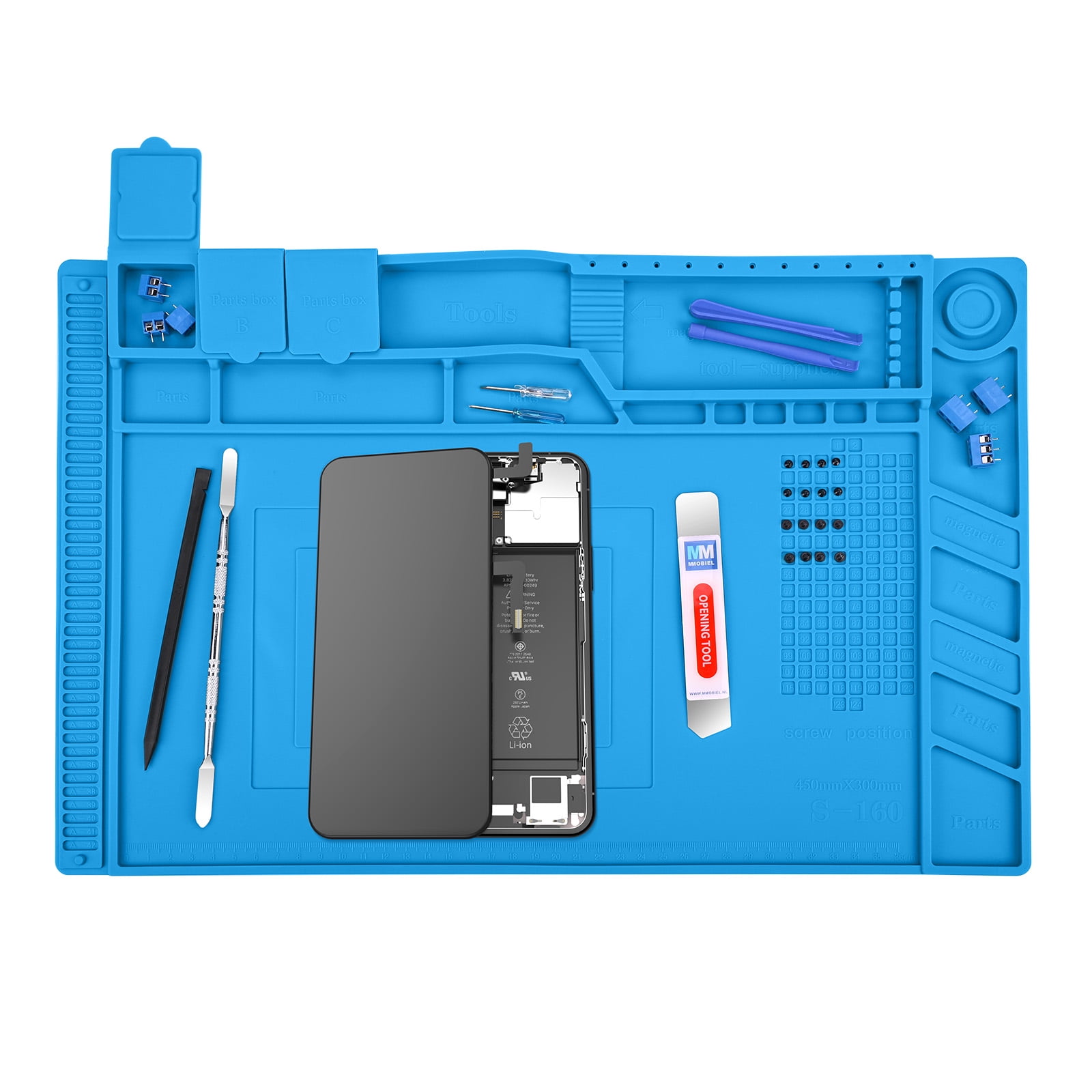 MMOBIEL Soldering and Repair Mat Silicone - 17 x 11 inch - Heat ...