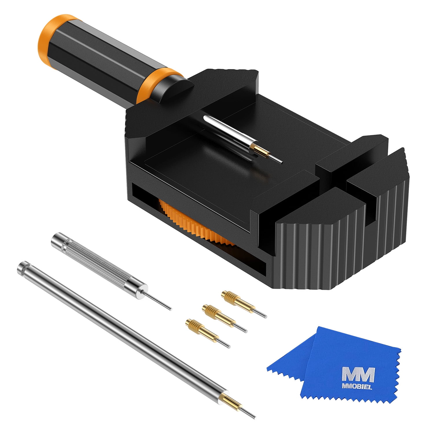 MMOBIEL Watch Band Link Pin Remover Tool Kit with Adjustable Base Black ...