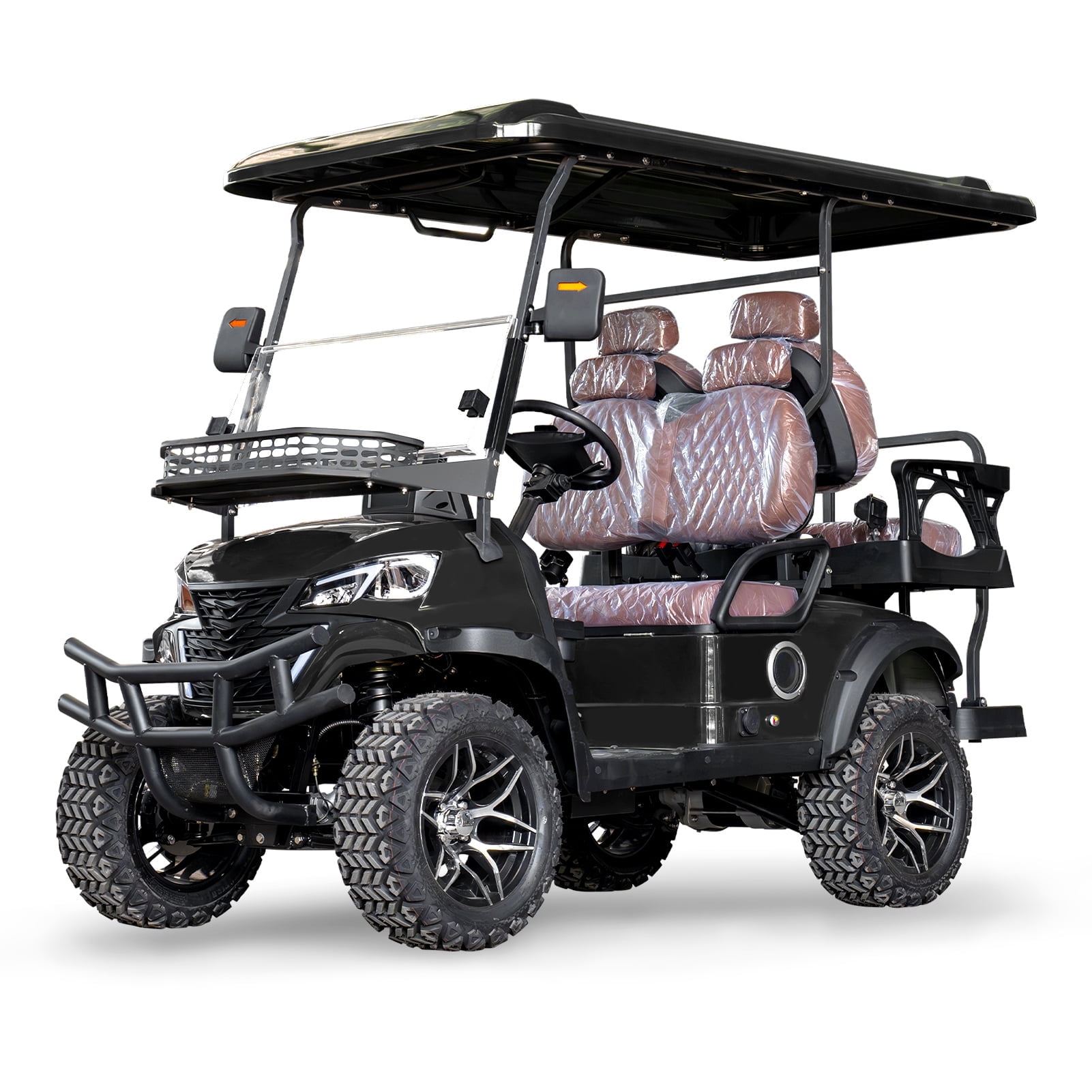 MMS 4P 60V Electric Golf Cart with 5KW Motor, 20 MPH Top Speed, 44 ...