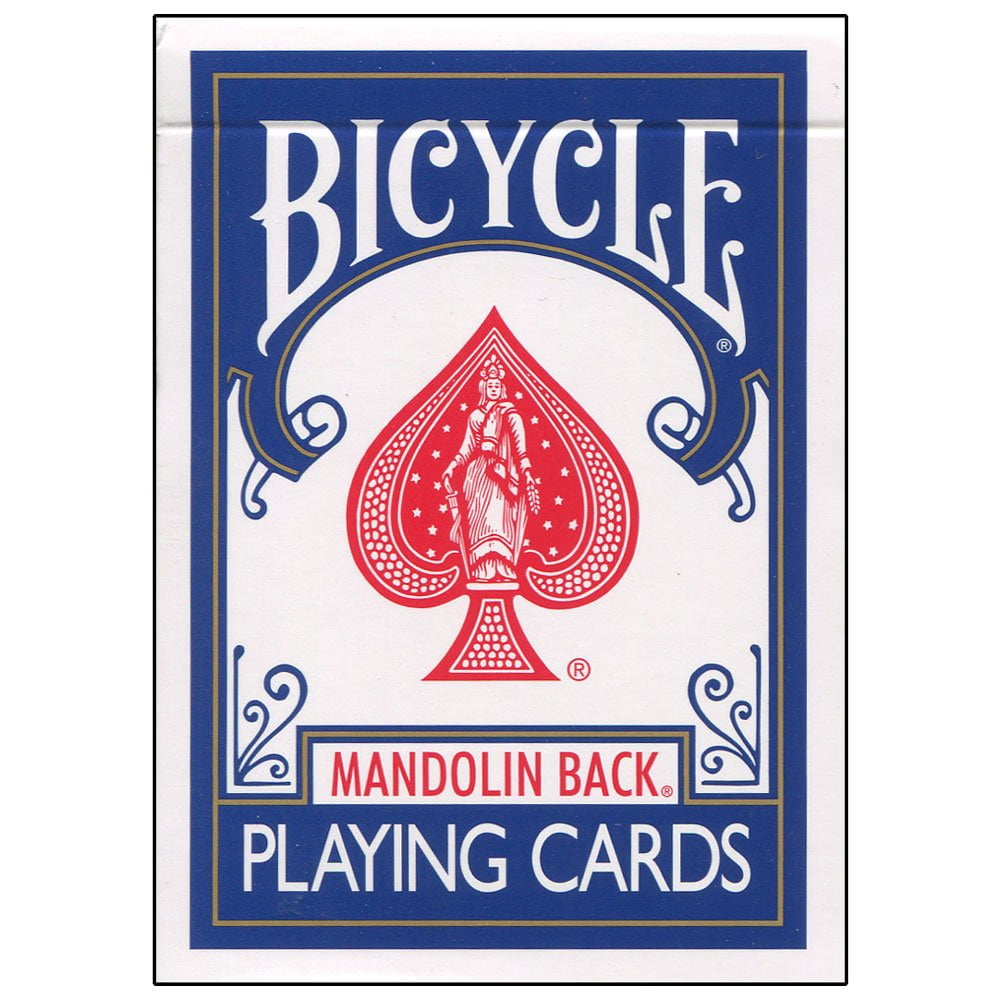 MMS Bicycle Playing Cards 809 Mandolin Back (Blue) by USPCC - Trick C65 ...