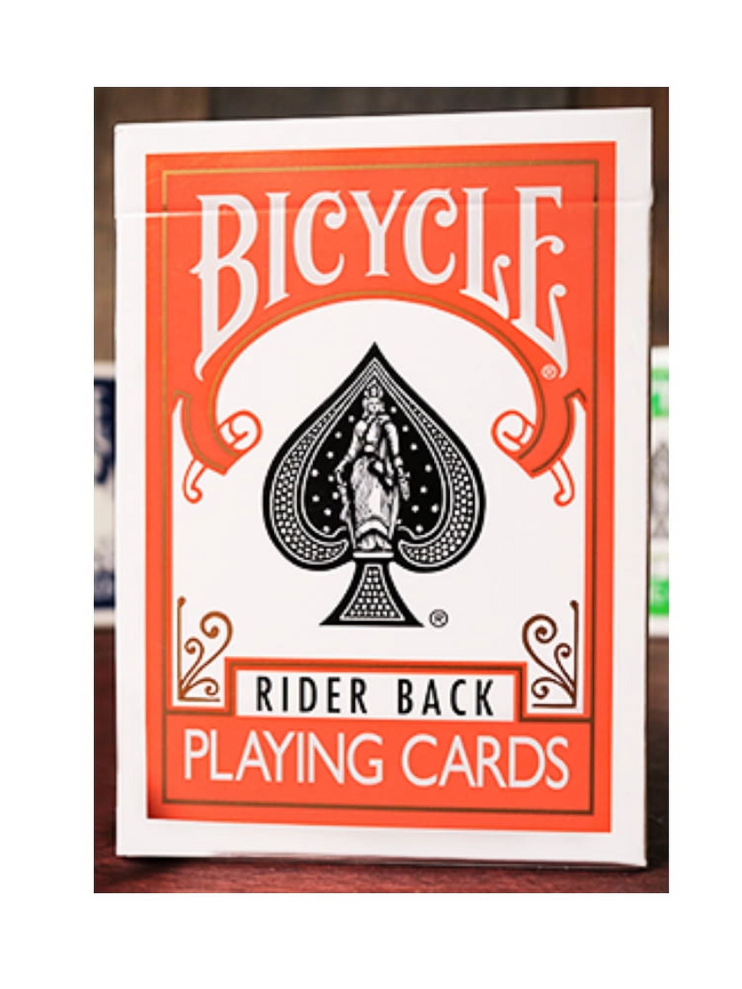 MMS Cards Bicycle Orange Back USPCC Trick - Walmart.com