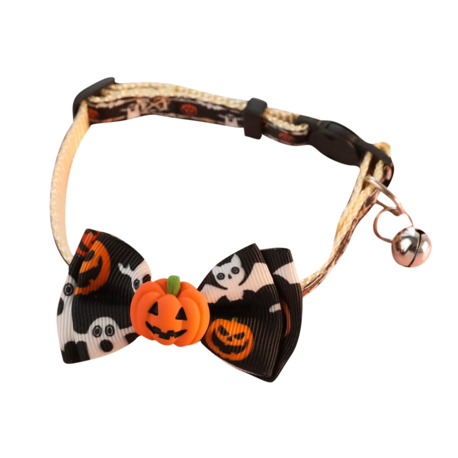 MMSP Halloween Breakaway Cat Collar With Bow Bell 1Pc Adjustable Safe ...