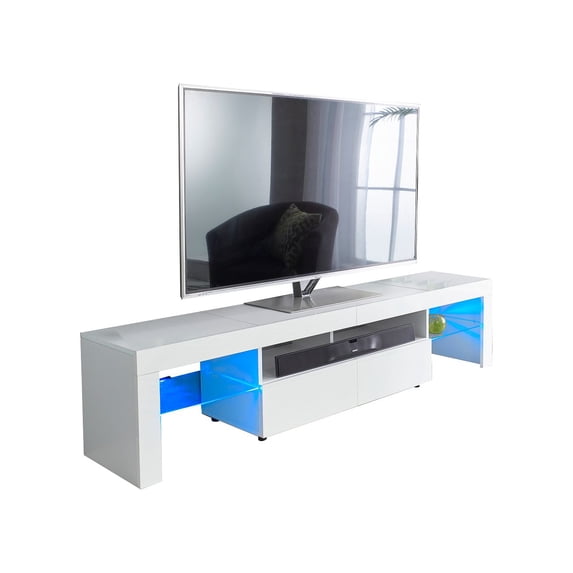"MMT Furniture Designs Ltd 78"" Wide TV Stand Cabinet for 90 inch ...