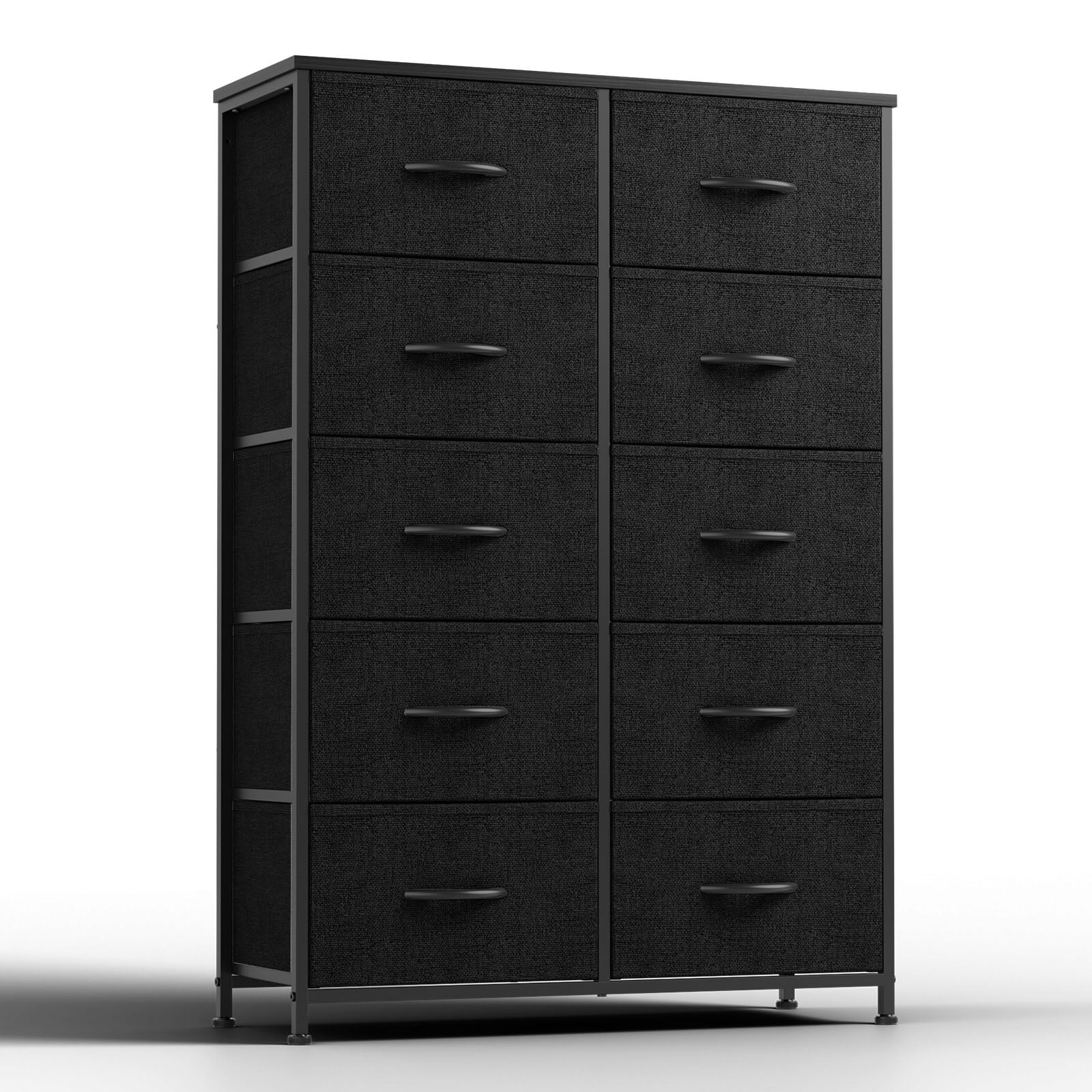 MMTX Dresser for Bedroom Storage Drawers, Fabric Storage Tower with 10 ...