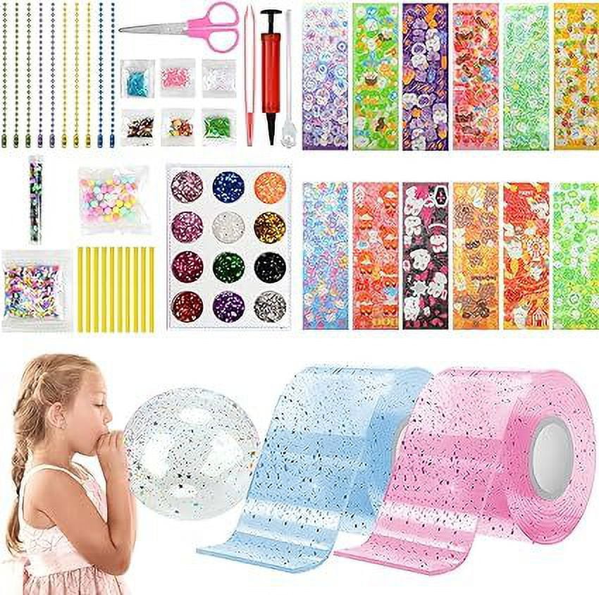 MMTX Glitter Nano Tape Bubbles Kit,DIY Double Sided Nano Bubble Tape ...