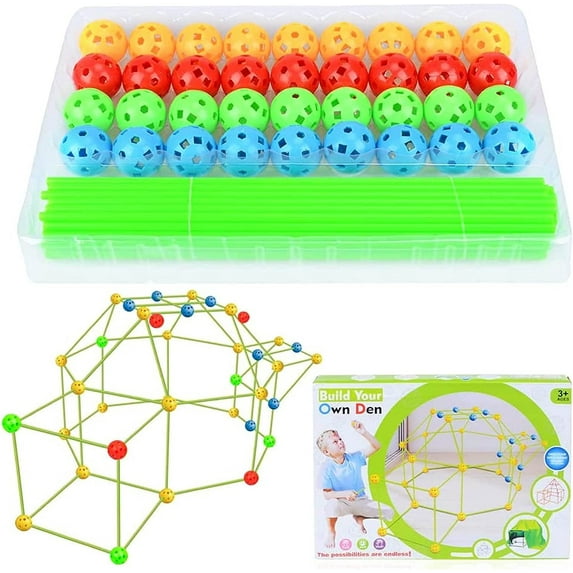 MMTX Kids Construction Fort Building Kit Building Construction Toys Build Your Own Den Kit ...