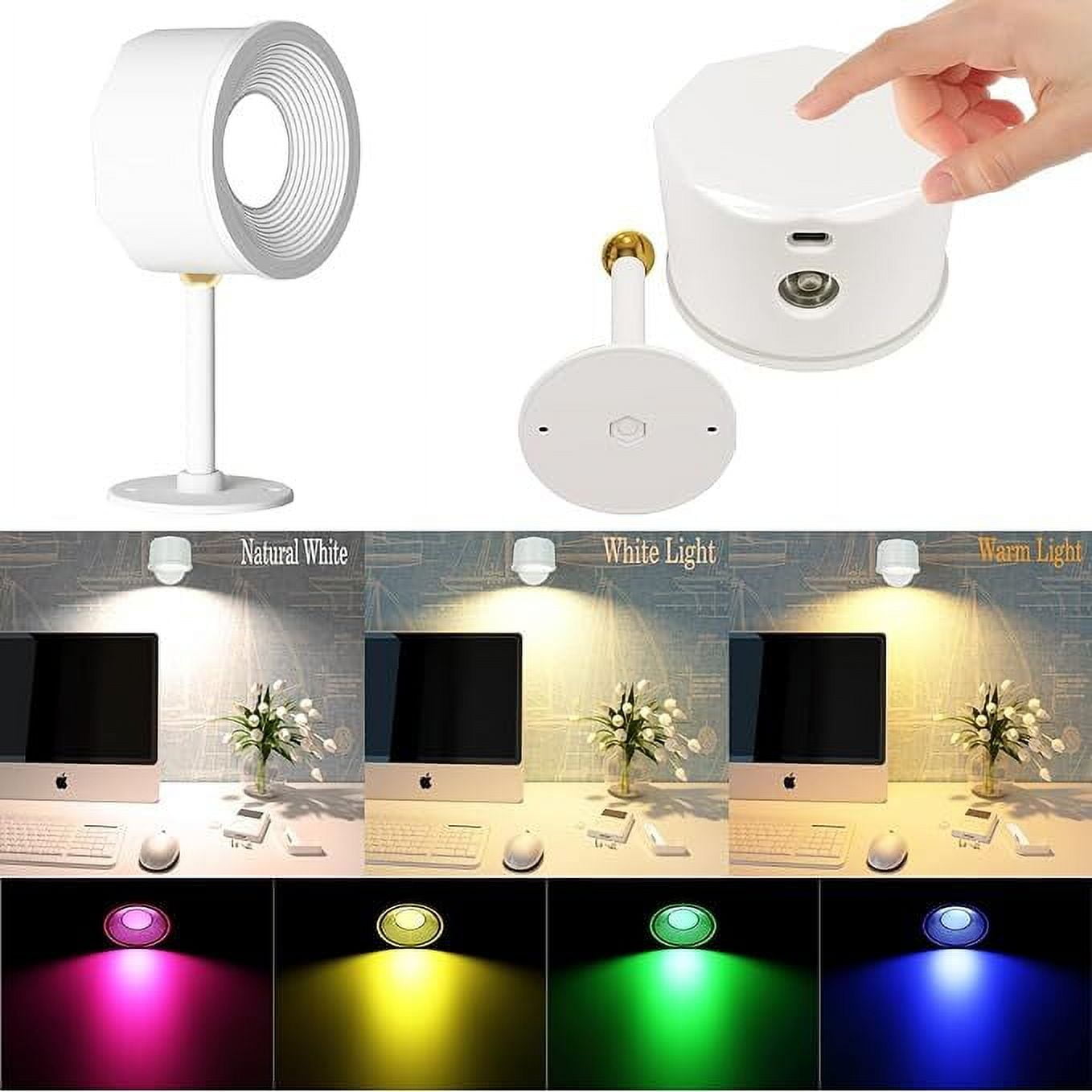 MMTX LED Indoor Wall Light, Wall Lamp with Battery, 1 Piece, Touch ...