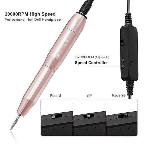 MMTX Portable Electric Nail Drill,USB Manicure Pen Sander Polisher ...