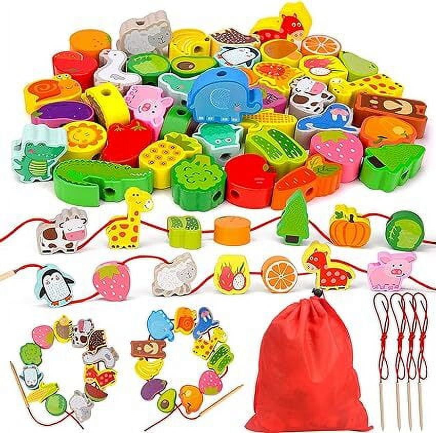 MMTX Toys for 2 Year Olds Boys Girls, Threading Toys for 2 Year Olds ...