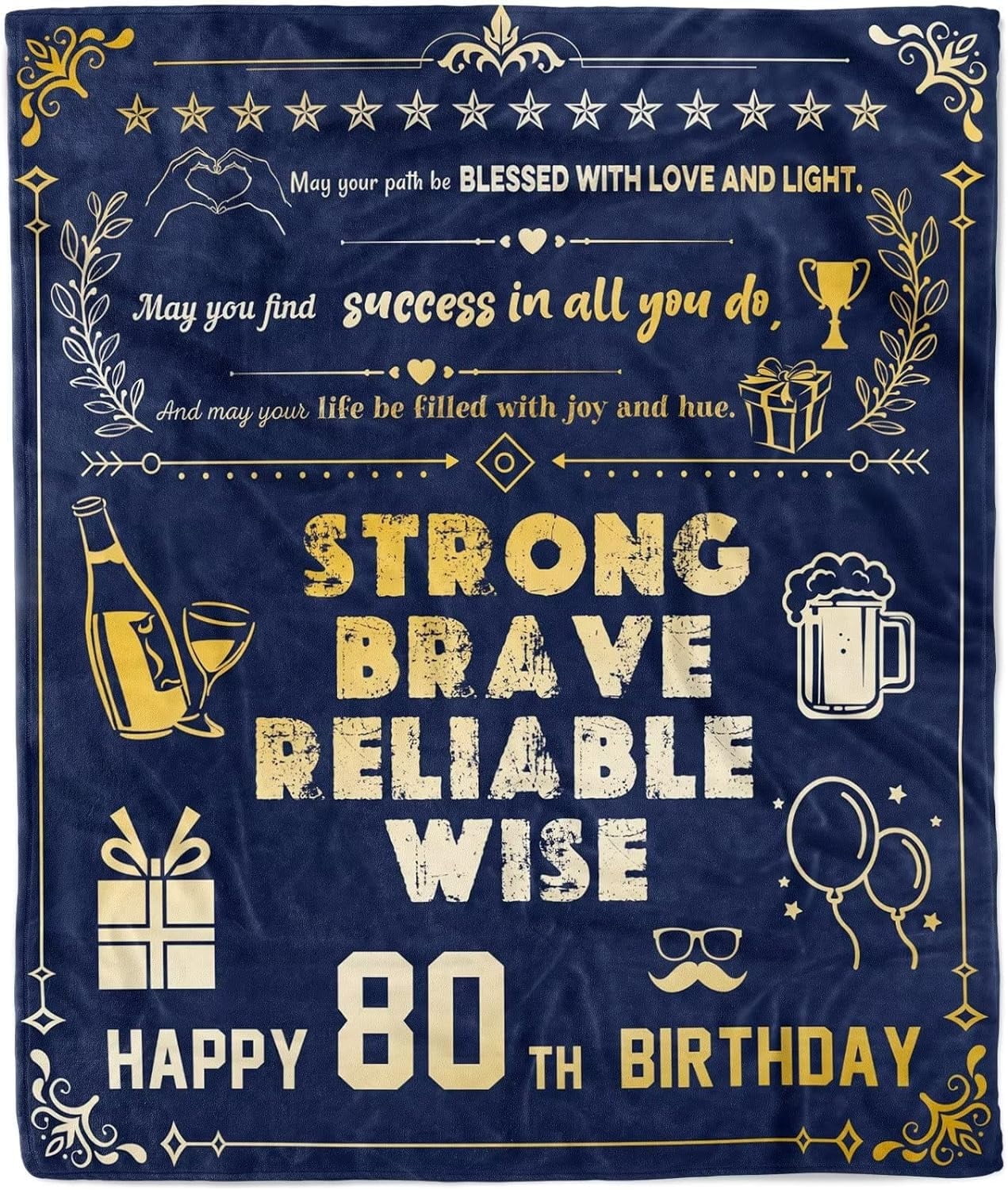 MMYGU 80th Birthday Gifts for Men 80th Birthday Gifts for Him 80 Year ...