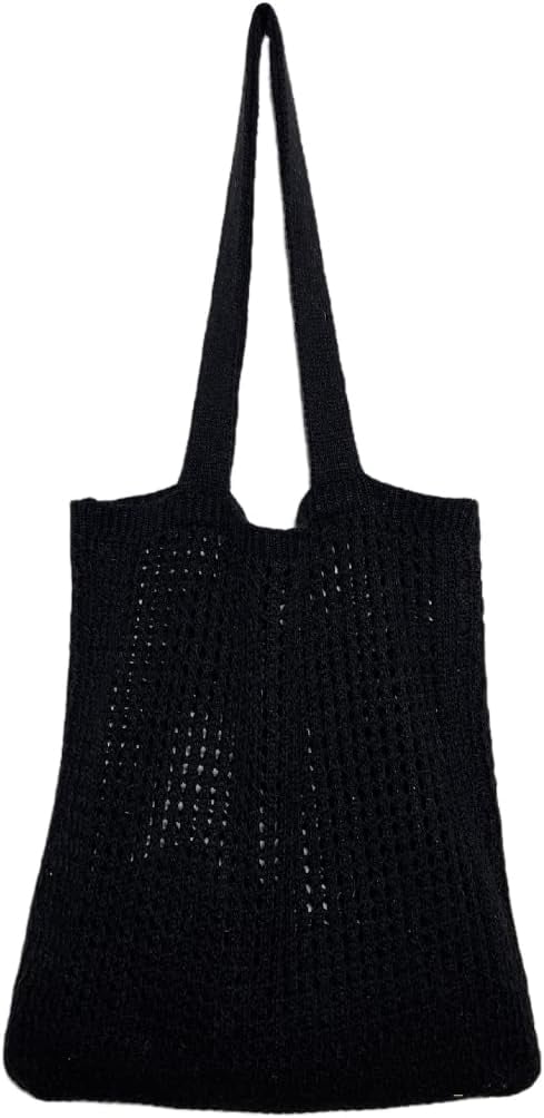 MMYGU Coconut Girl Aesthetic Crochet Tote Bag - Small, Cute Beach Bag ...