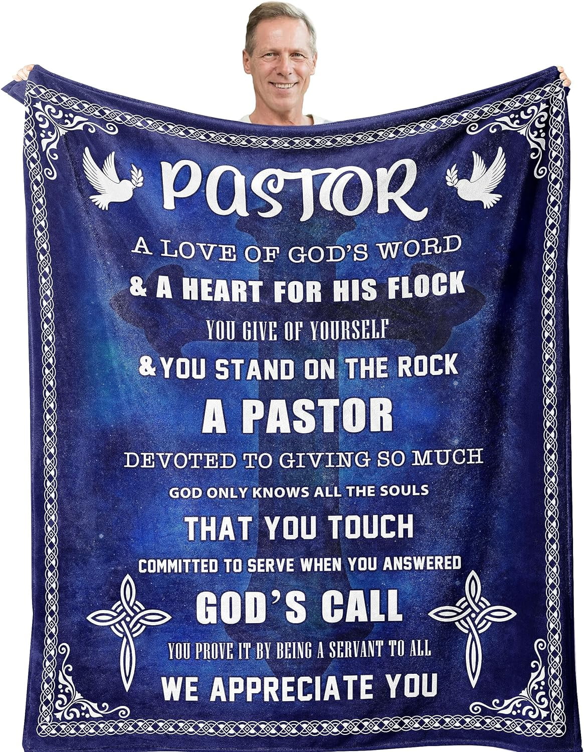 MMYGU Pastor Appreciation Gifts Pastor Gifts Pastor Blanket Pastor Gift ...