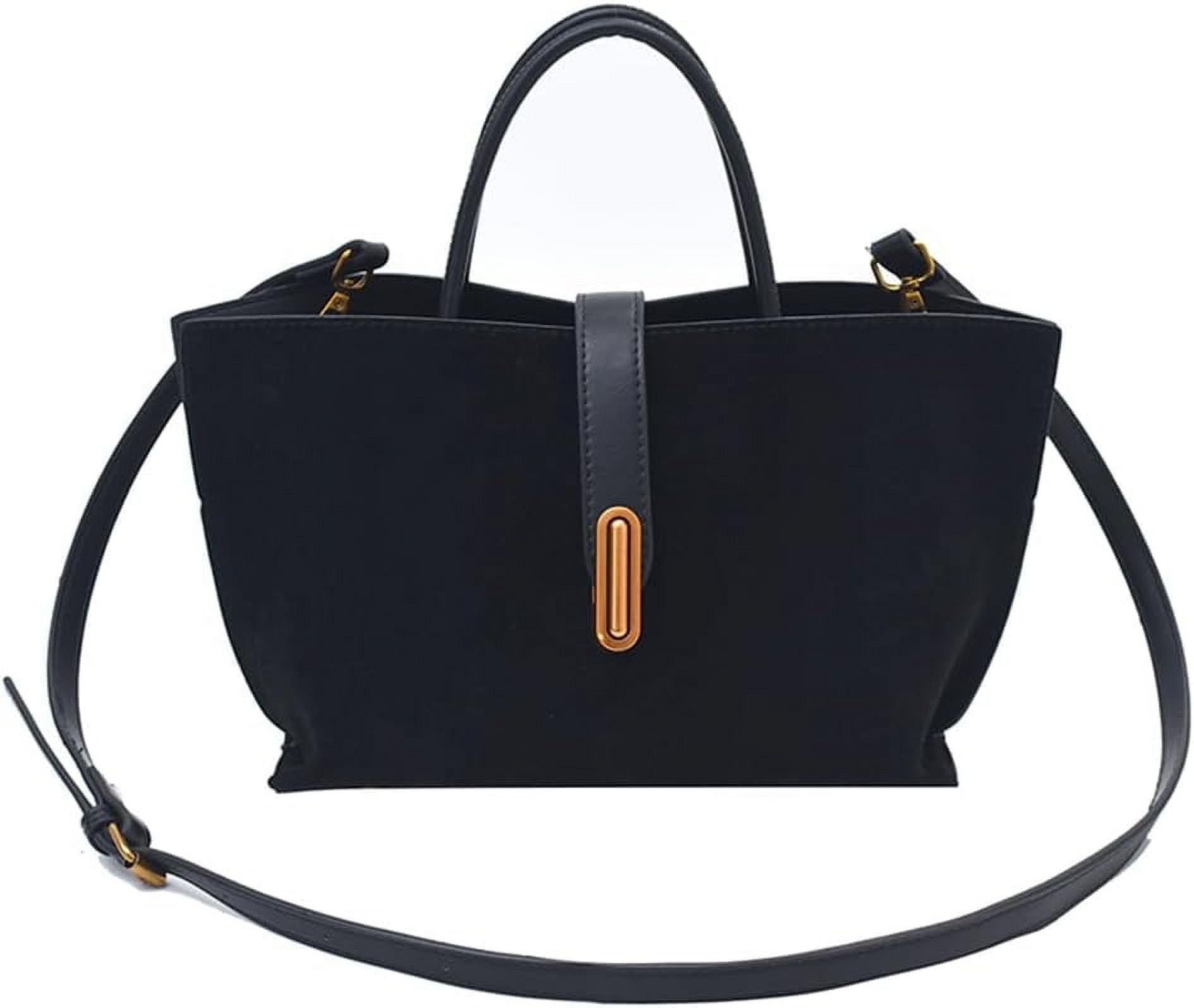 MMYGU Suede Bags for Women Fall Purse Shoulder Handbag Satchel Bag ...