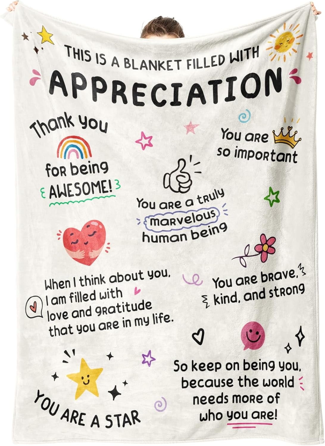 MMYGU Thank You Gifts for Women Men Appreciation Gifts Soft ...