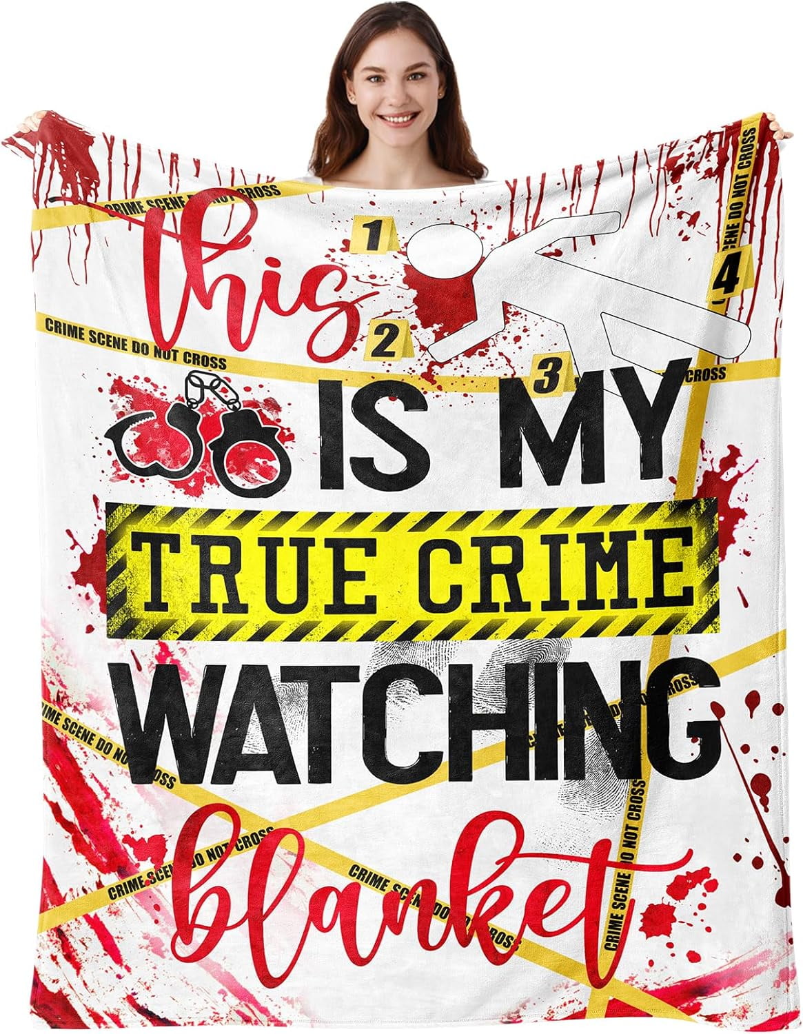 MMYGU True Crime Gifts True Crime Blanket Serial Killer Gifts True ...